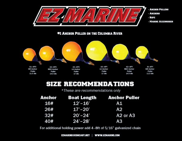 Size Chart - EZ Marine Products
